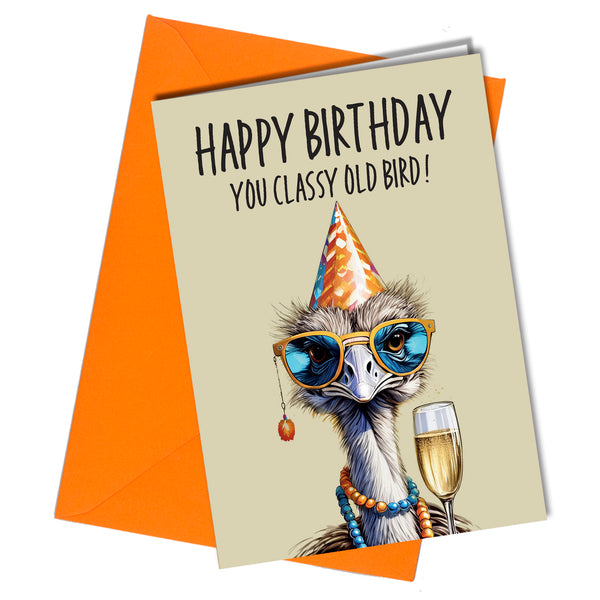 #362 Classy Old Bird | close-to-the-bone-greeting-cards – Close to the ...
