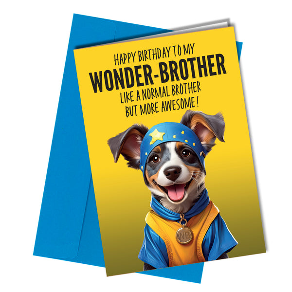 #360 Wonder-Brother | close-to-the-bone-greeting-cards – Close to the ...